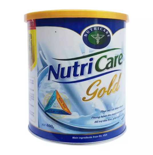 Sữa Nutricare Gold bồi bổ sức khỏe cho người ốm, hấp thu kém...
