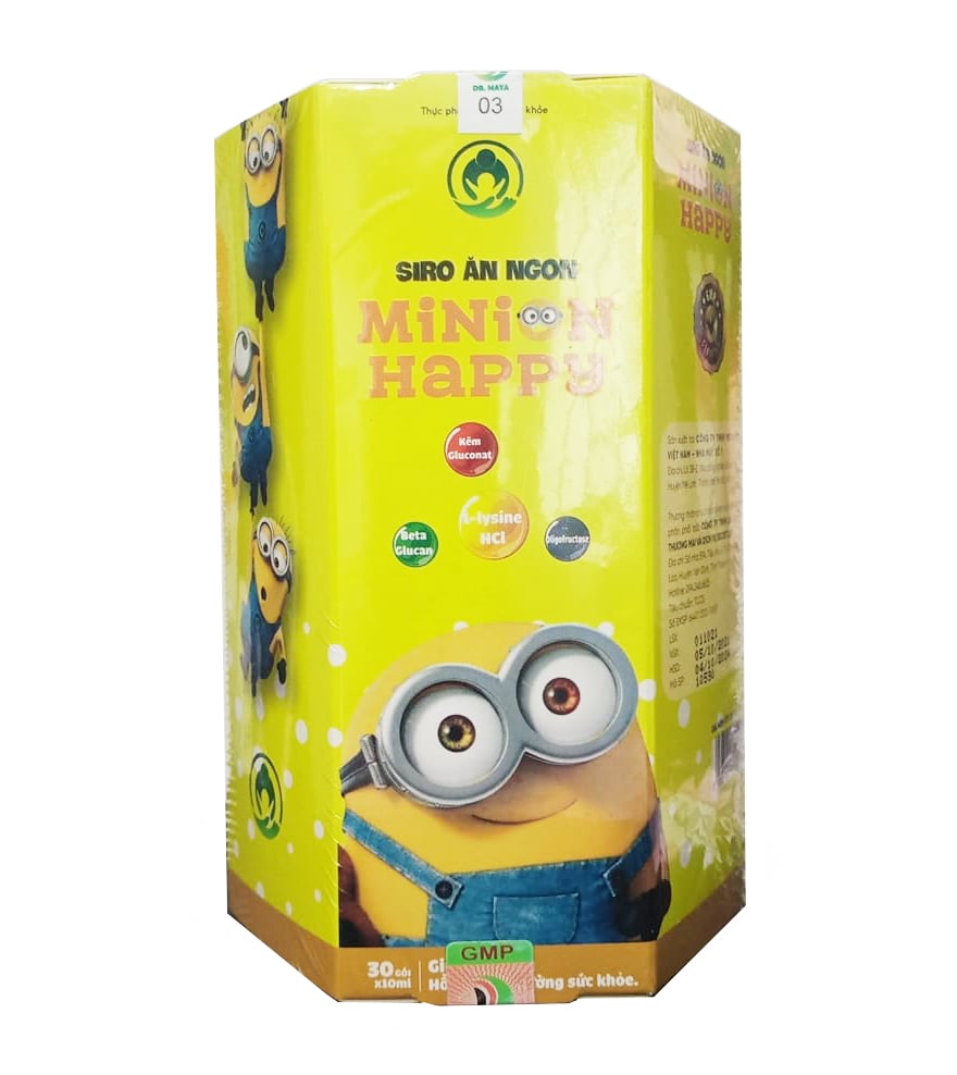 Siro ăn ngon Minion Happy cho trẻ biếng ăn