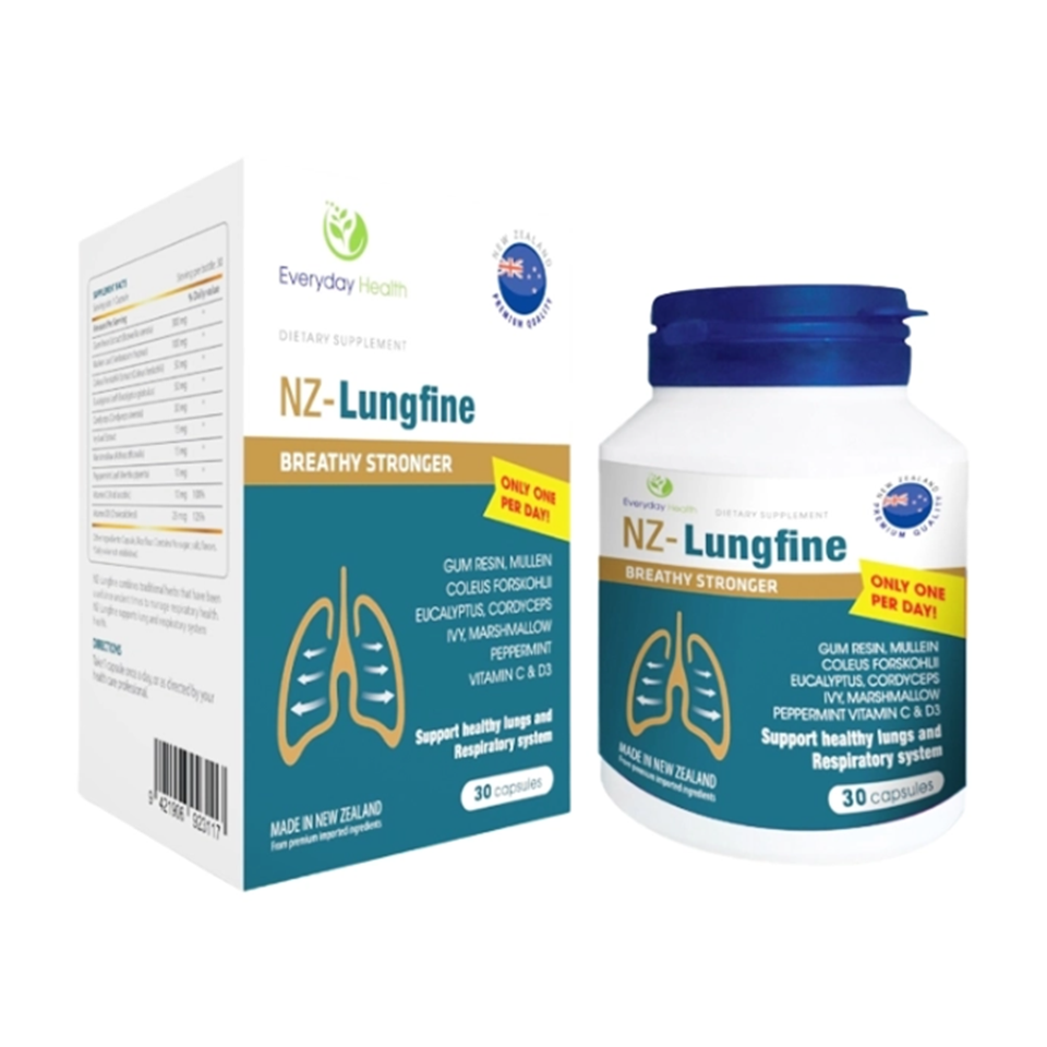 Viên uống bổ phổi NZ Lung Fine Everyday Health