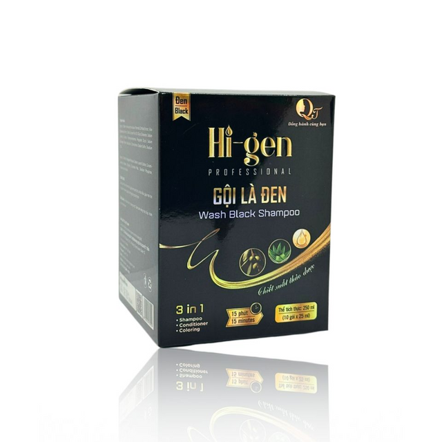 Dầu Gội Phủ Bạc Hi Gen Màu đen Chiết Xuất Thảo Mộc Dạng Gói