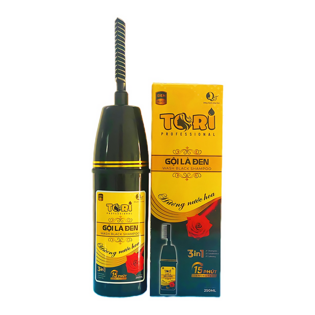 Dầu Gội Phủ Bạc Tori Gội Là Đen Hương Nước Hoa Dạng Chai